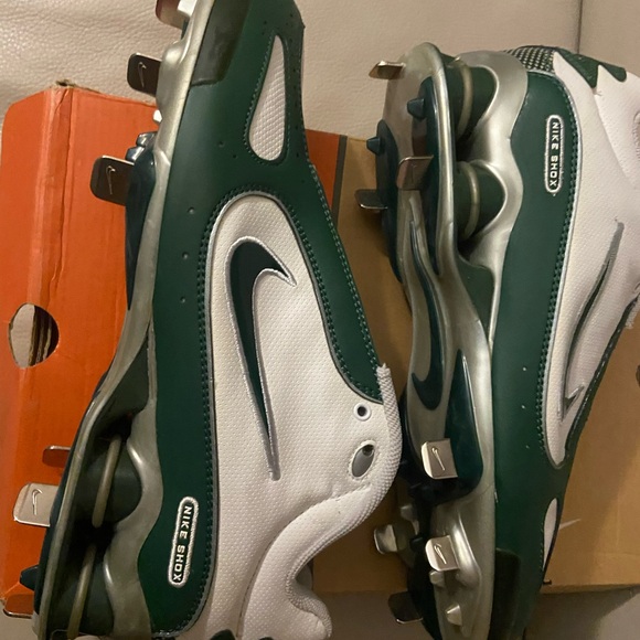 Nike | Shoes | Rare Vintage Nike Shox Monster Metal Baseball Cleats ...